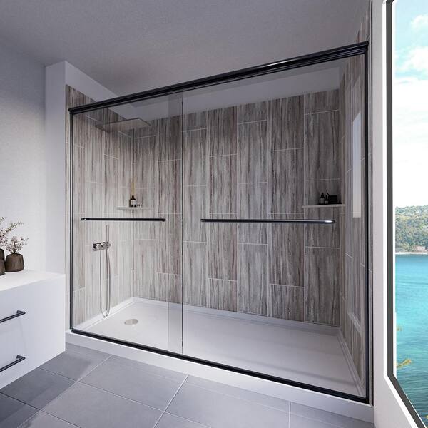 Reviews for NuVo Driftwood-Rainier 60 in. x 30 in. x 83 in. Base/Wall ...