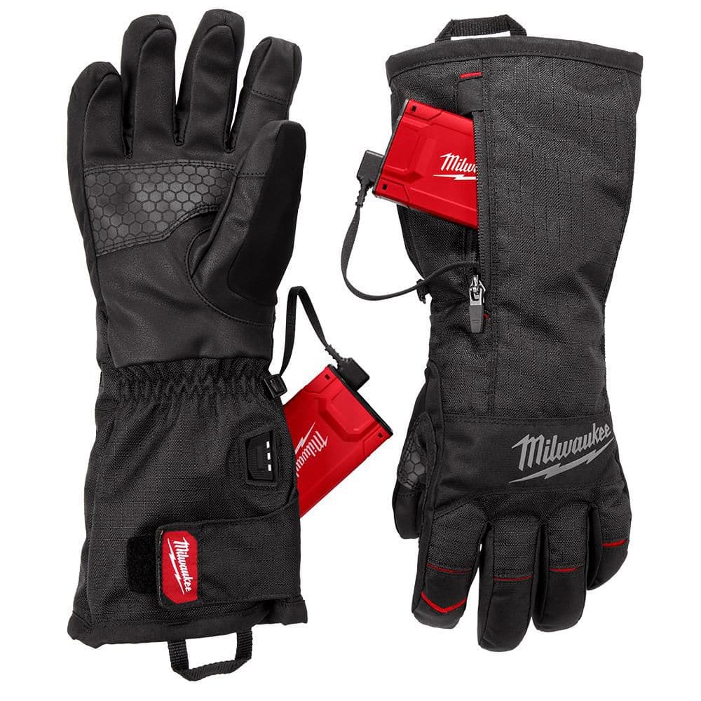 Milwaukee Men's Large Winter Heated Gloves M700B-21L - The Home Depot