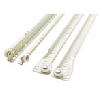 Prime-Line 17-3/4 in. White Painted Steel Bottom-Mount Self-Closing ...