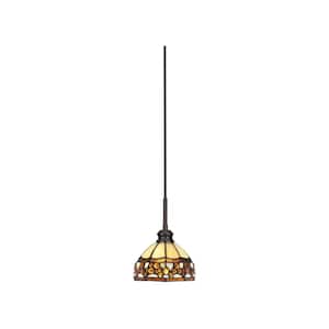 Albany 60-Watt 1-Light Espresso Pendant Mini Pendant Light Lynx Art ...