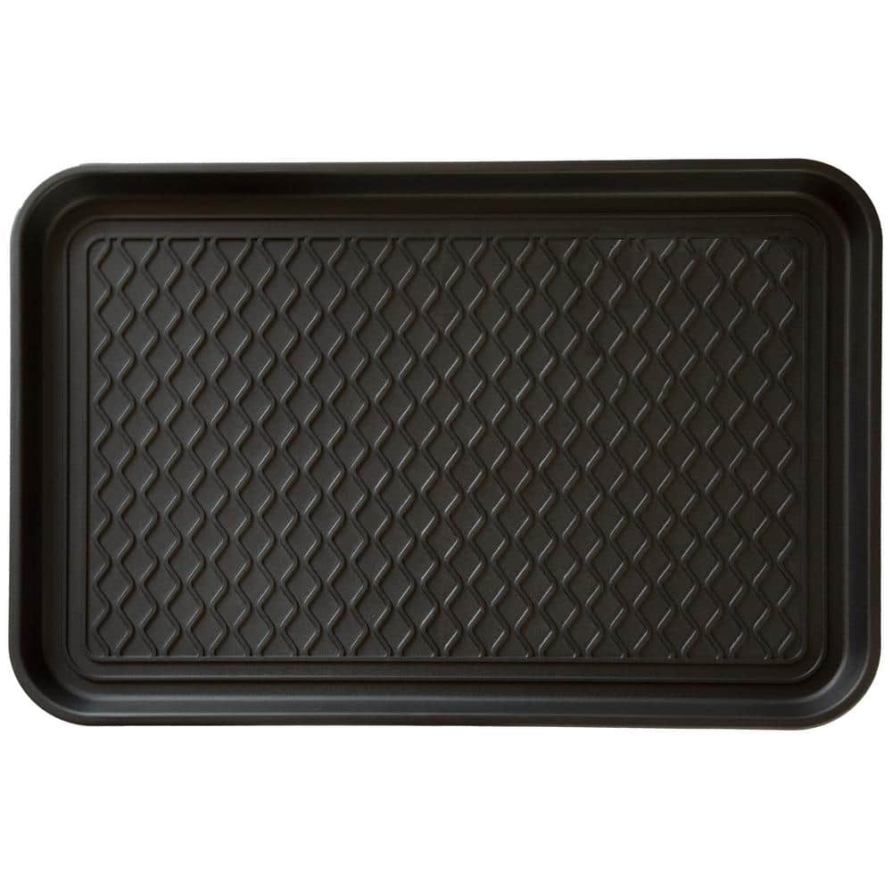 Pure Garden Black 15 in. x 24 in. Eco-Friendly Polypropylene Utility ...