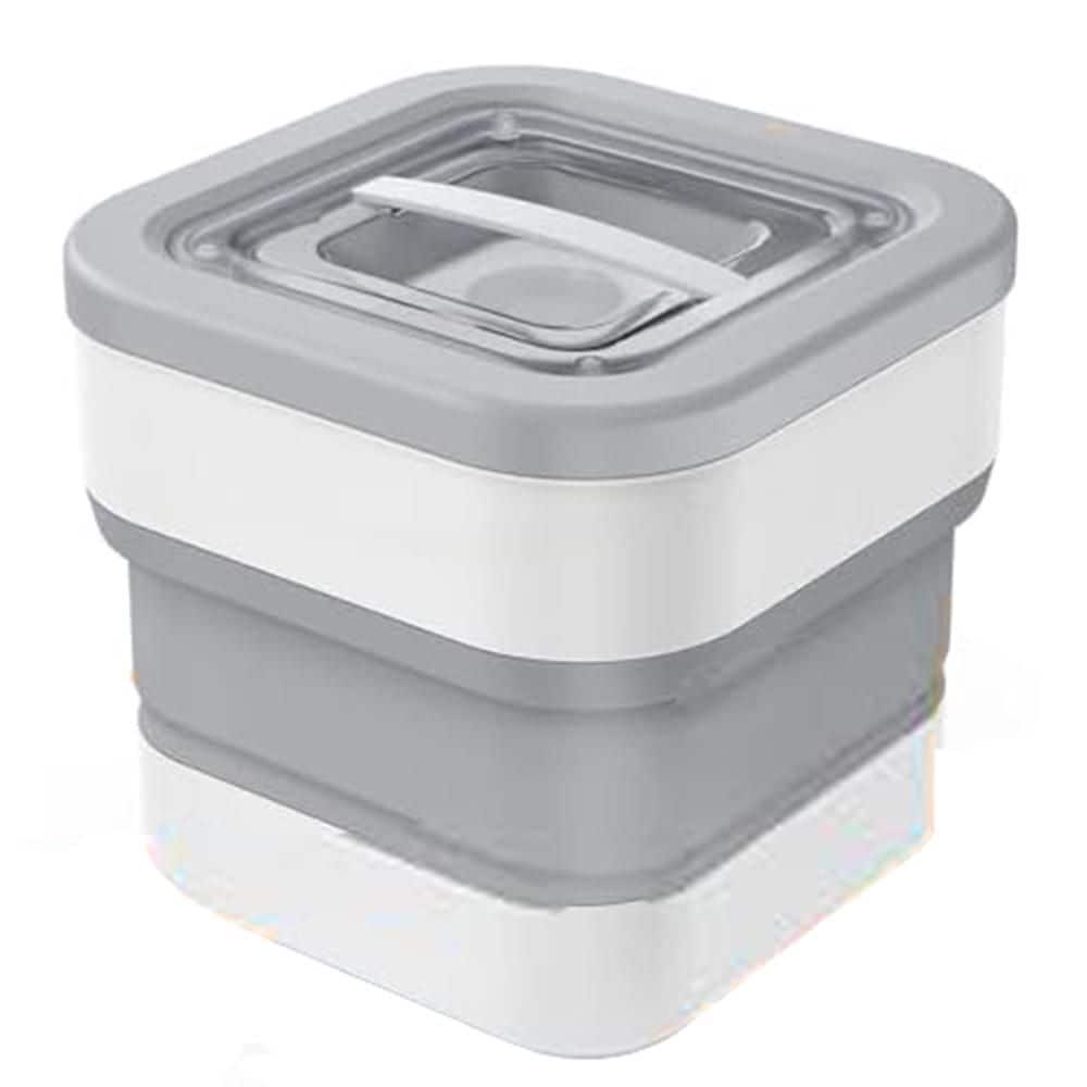 Collapsible 15 lbs. Max Capacity Dog Cat Food Storage Container with ...
