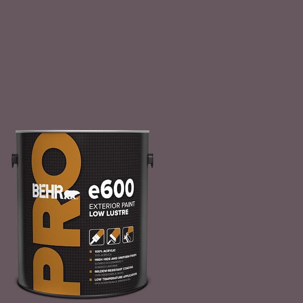 BEHR PRO 1 gal. #N100-6 Urban Legend Low Luster Exterior Paint PR62301 ...