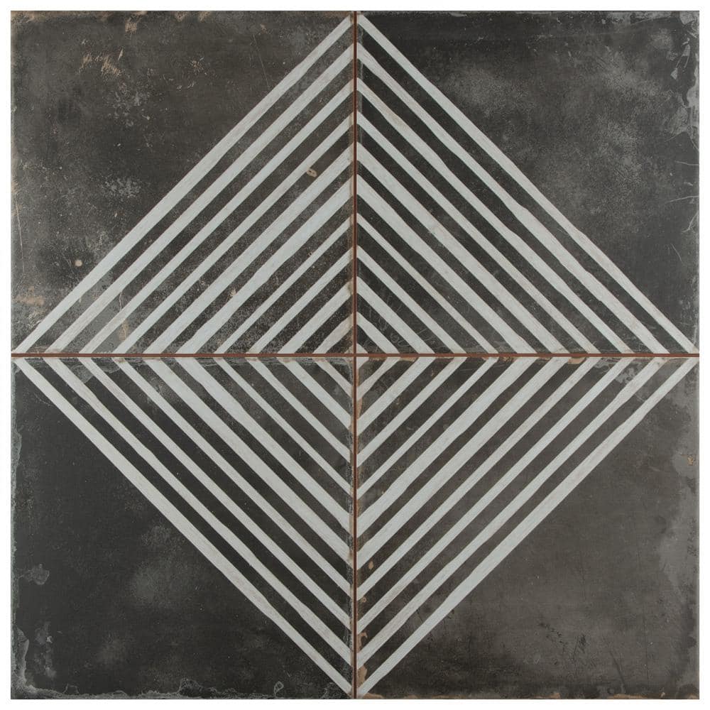 Merola Tile Kings Rombos 17-5/8 in. x 17-5/8 in. Ceramic Floor and Wall ...