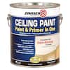 Zinsser 1 gal. Flat Bright White Ceiling Paint and Primer in One (2 ...