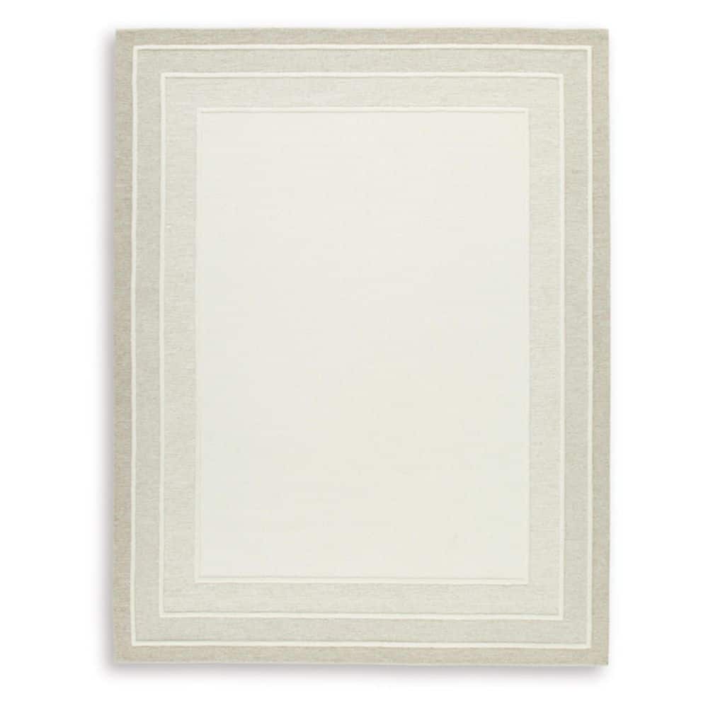 Signature DESIGN BY ASHLEY Teelgan 8 ft. x 10 ft. Beige/Light Gray ...