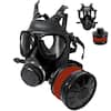 Dyiom Full Face Respirator Mask, Gas Mask with 40mm Activated Carbon ...