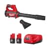 Milwaukee M12 12V Lithium-Ion Cordless Compact Spot Blower with M12 ...