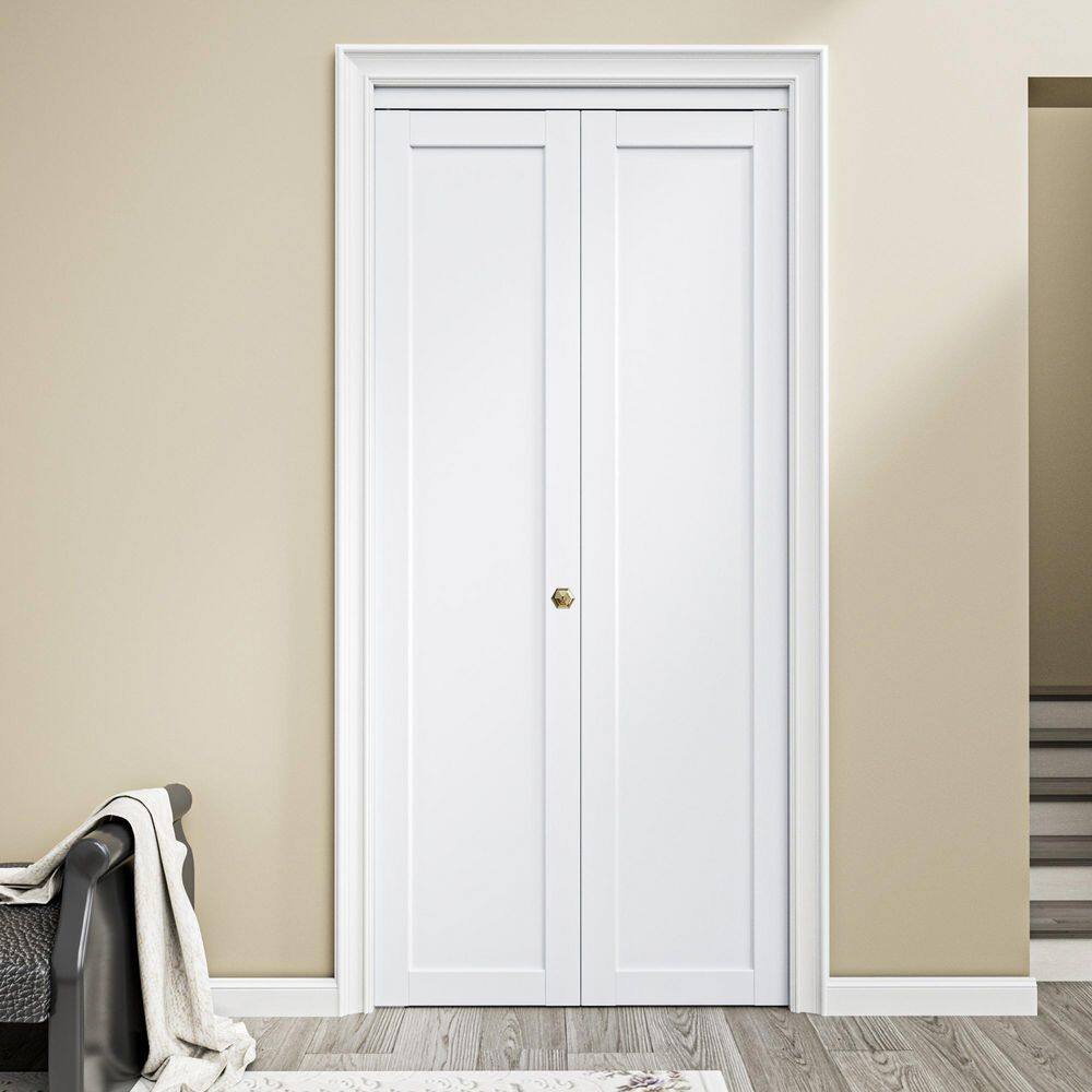 EH PUERTA 36 in. x 80 in. 1-Lite Panel Solid Core White Primed ...
