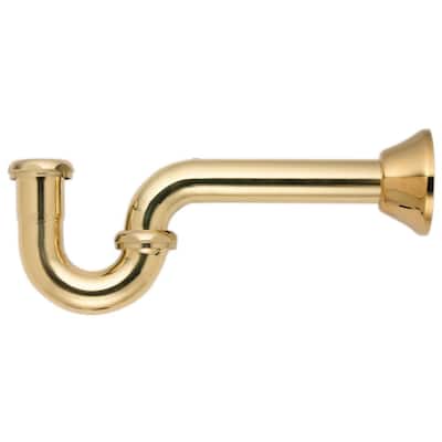 LUXIER 1-5/8 in. Brass Bathroom and Vessel Sink Push Pop-Up Drain ...