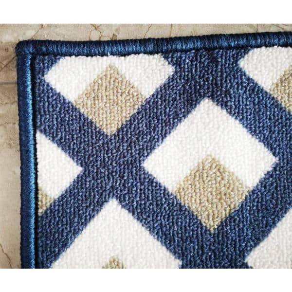Blue Small Trellis