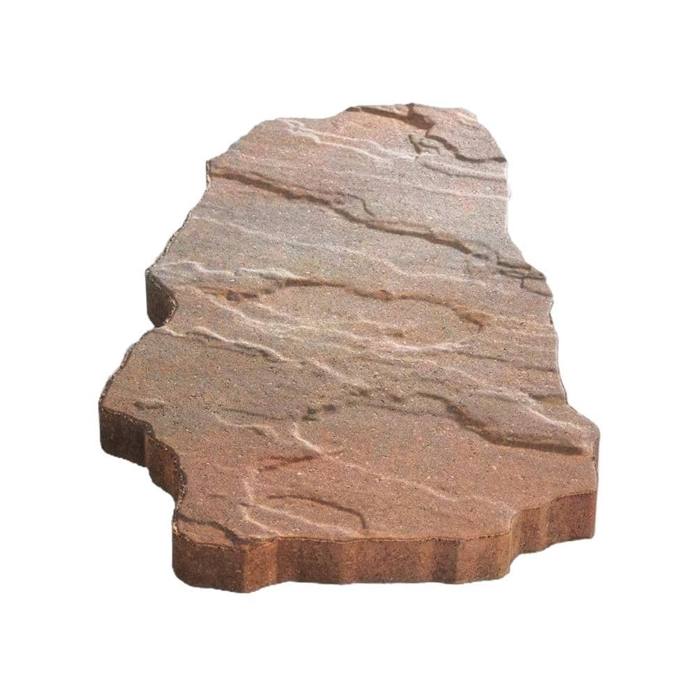 Oldcastle 18 in. x 18 in. x 1.75 in. Foot Notes Autumn Blend Patio Step ...