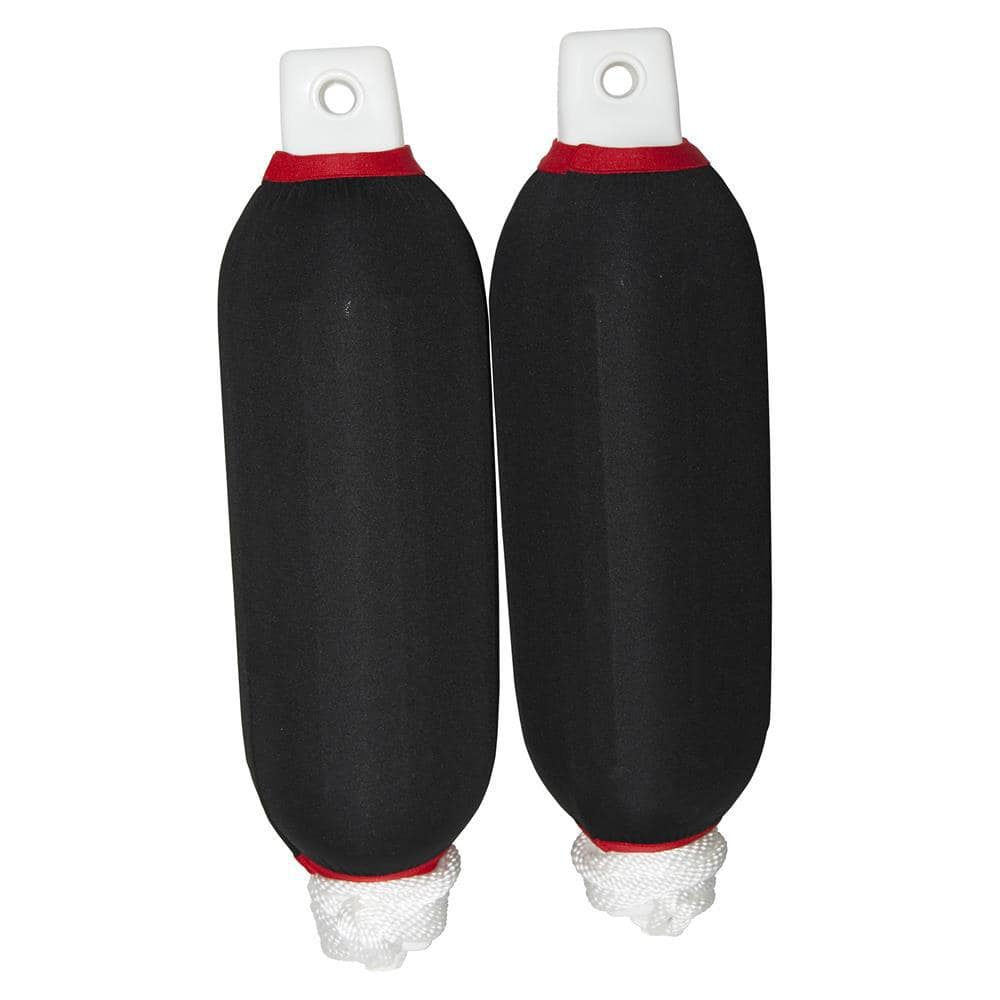 Dock Edge 6 1/2 in. x 23 in. Dolphin Twin Eye Fenders with Lines and ...