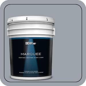 BEHR PREMIUM PLUS 1 qt. #MQ5-22 Rainmaster Satin Enamel Low Odor ...