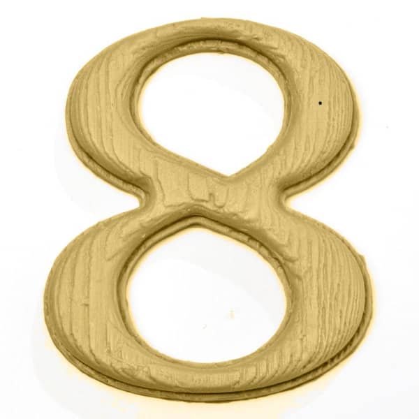 HY-KO 7 in. Simulated-Wood Number 8 GB-7/8 - The Home Depot