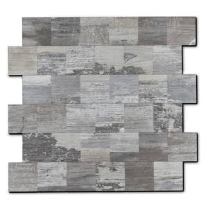 Yipscazo Wood Collection Light Rustic 12 in. x 12 in. PVC Peel and Stick Tile (5 sq. ft./5 ...