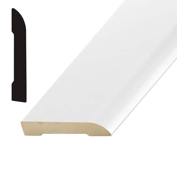 Kelleher Streamline 3/8 in. x 2-1/4 in. MDF Base Moulding MDF406A - The ...