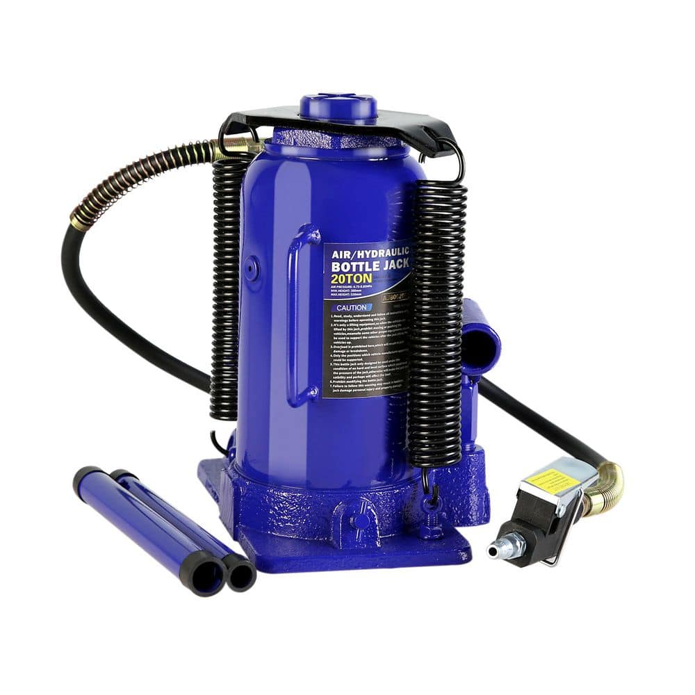 MYWISH 20-Ton Air Hydraulic Bottle Jack for Heavy-Duty Lifting SF ...