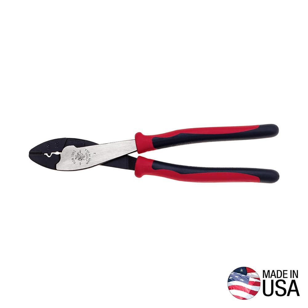 Klein Tools 9-3/4 in. Journeyman Crimping and Cutting Tool J1005 - The ...