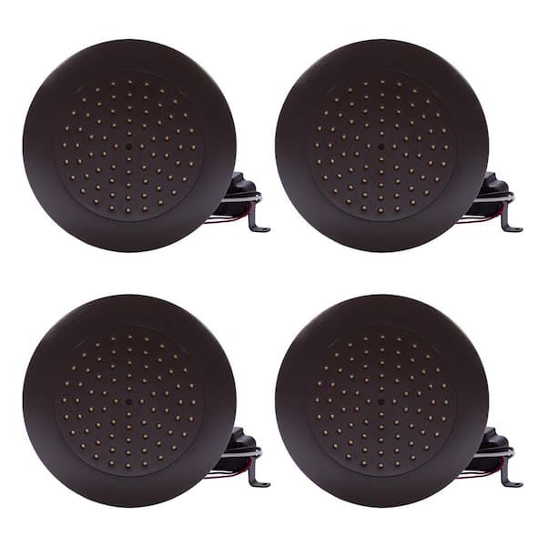 CSE Inc. 6 in. 13-Watt LED Dimmable Downlight Flush Mount 3000K Brown ...