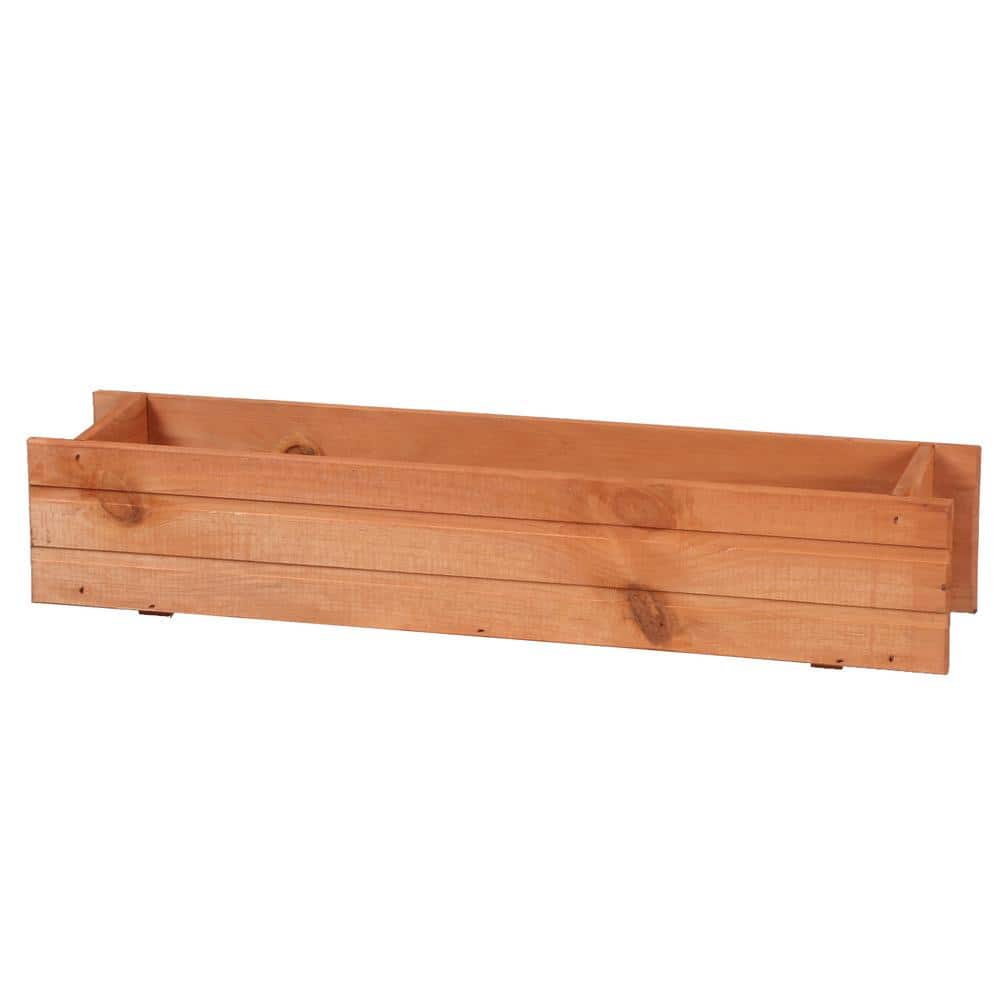 Pennington 30 in. x 7 in. Wood Window Box 100507909 - The Home Depot