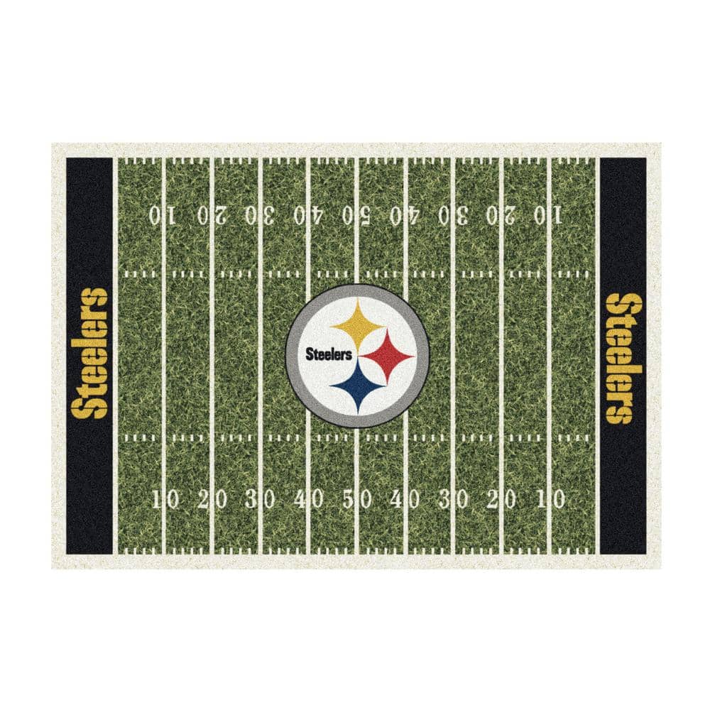 IMPERIAL Pittsburgh Steelers 8 ft. x 11 ft. Homefield Area Rug IMP 528 ...