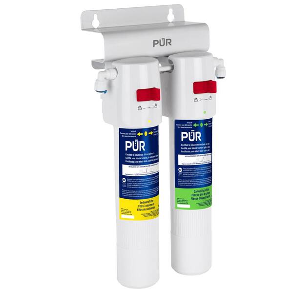 PUR Quick-Connect Dual Stage Under Sink Water Filtration System With ...
