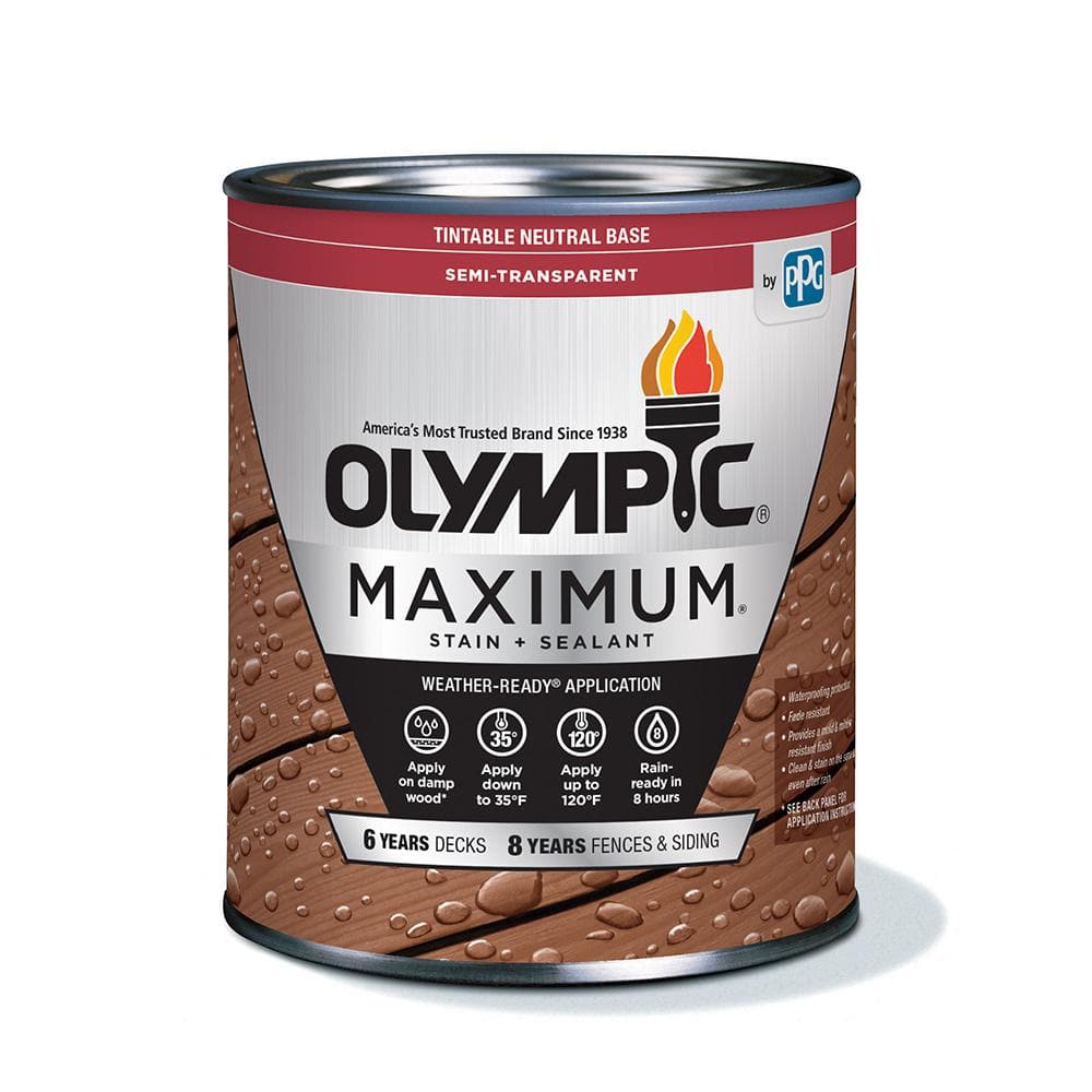 Reviews for Olympic Maximum 8 oz. Neutral Base Semi-Transparent ...