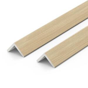 sunwings Matte Copper 102 in. x 1 in. Vinyl L-Shaped Corner Backsplash ...