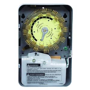 Intermatic DT Series 2-Circuit 20 Amp 24 Hour Indoor Surface Mount ...