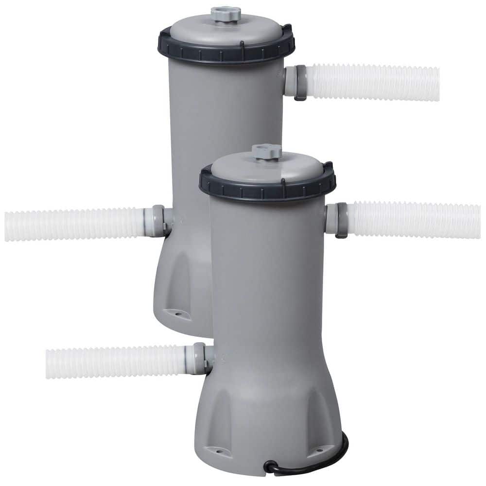 Bestway Flow clear 1,000 GPH Above Ground Swimming Pool Filter Pump, 2 ...
