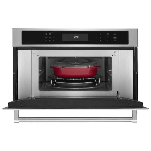 KitchenAid KMBP100ESS 30 Built in Microwave Oven with Convection Cooking Stainless Steel