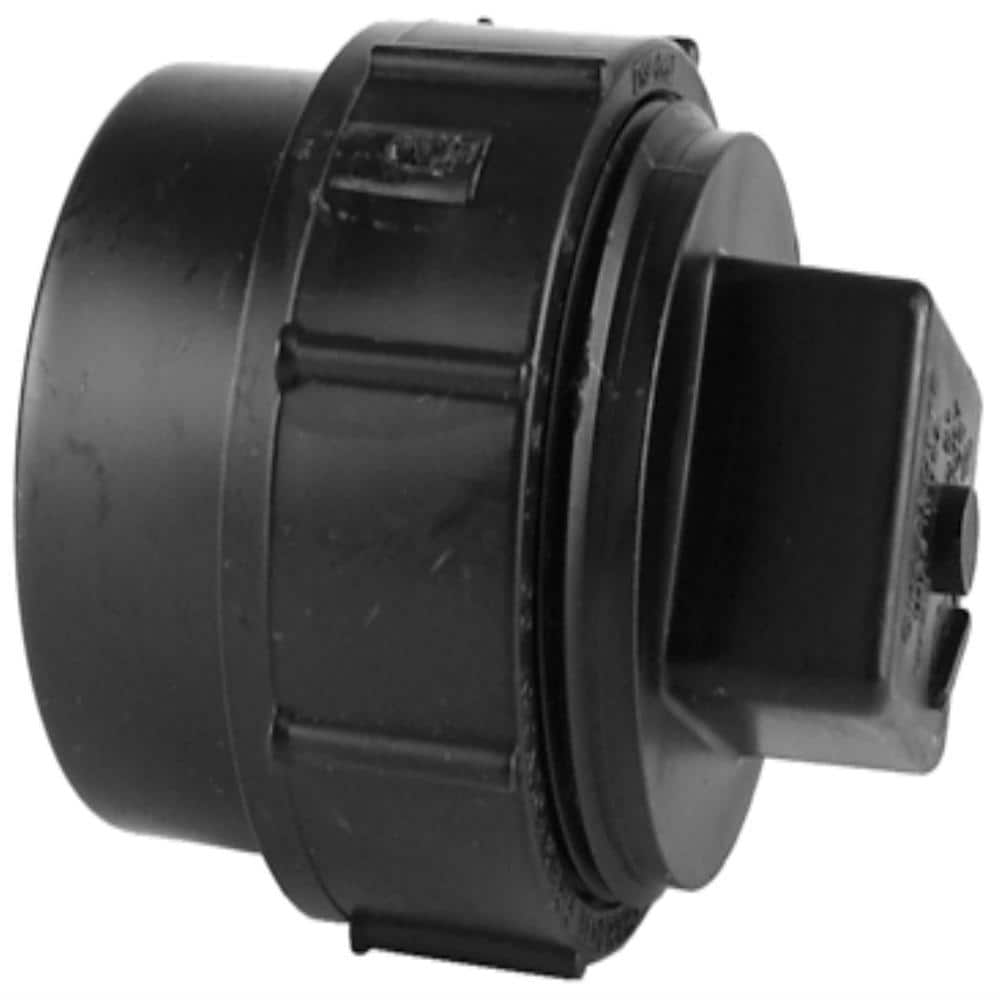 Charlotte Pipe 2 in. ABS Cleanout Adapter with Plug Spigot X FPT ...