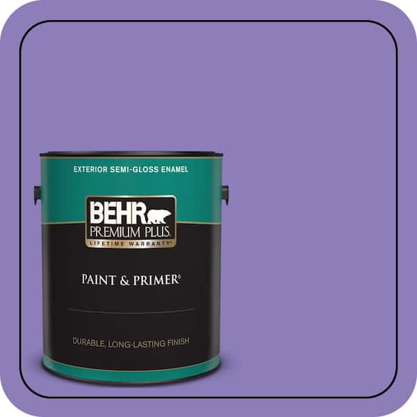 BEHR PREMIUM PLUS 1 gal. #P560-5 Unimaginable Semi-Gloss Enamel ...