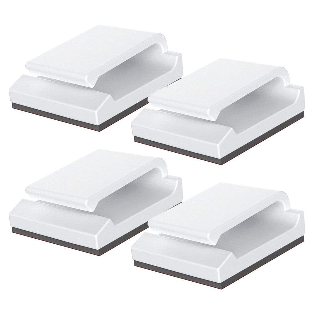 Yichuhaoxi Adhesive Ethernet Cable Clips Wire Organizer Holder Cord Management White 100-Pieces ...