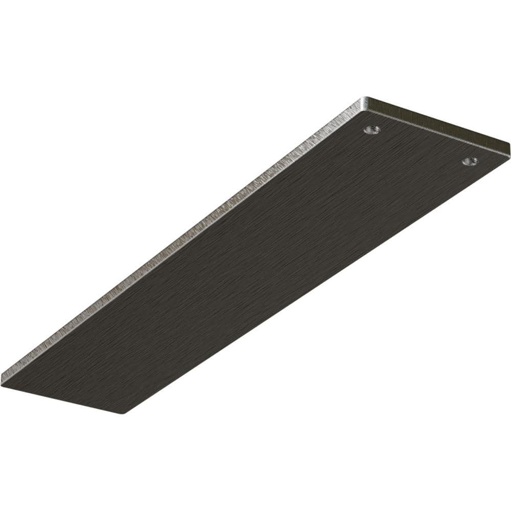 Ekena Millwork 14 in. x 3 in. x 1/4 in. Stainless Steel Unfinished ...