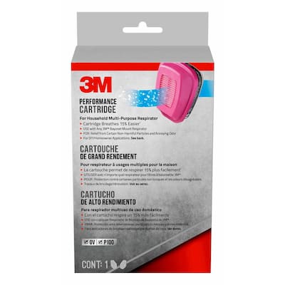 3M OV AG P100 Replacement Respirator Cartridges for Professional Multi ...