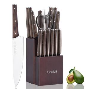 Cambridge Chef Robert Irvine's 20-Piece Black Handle Stainless Steel ...