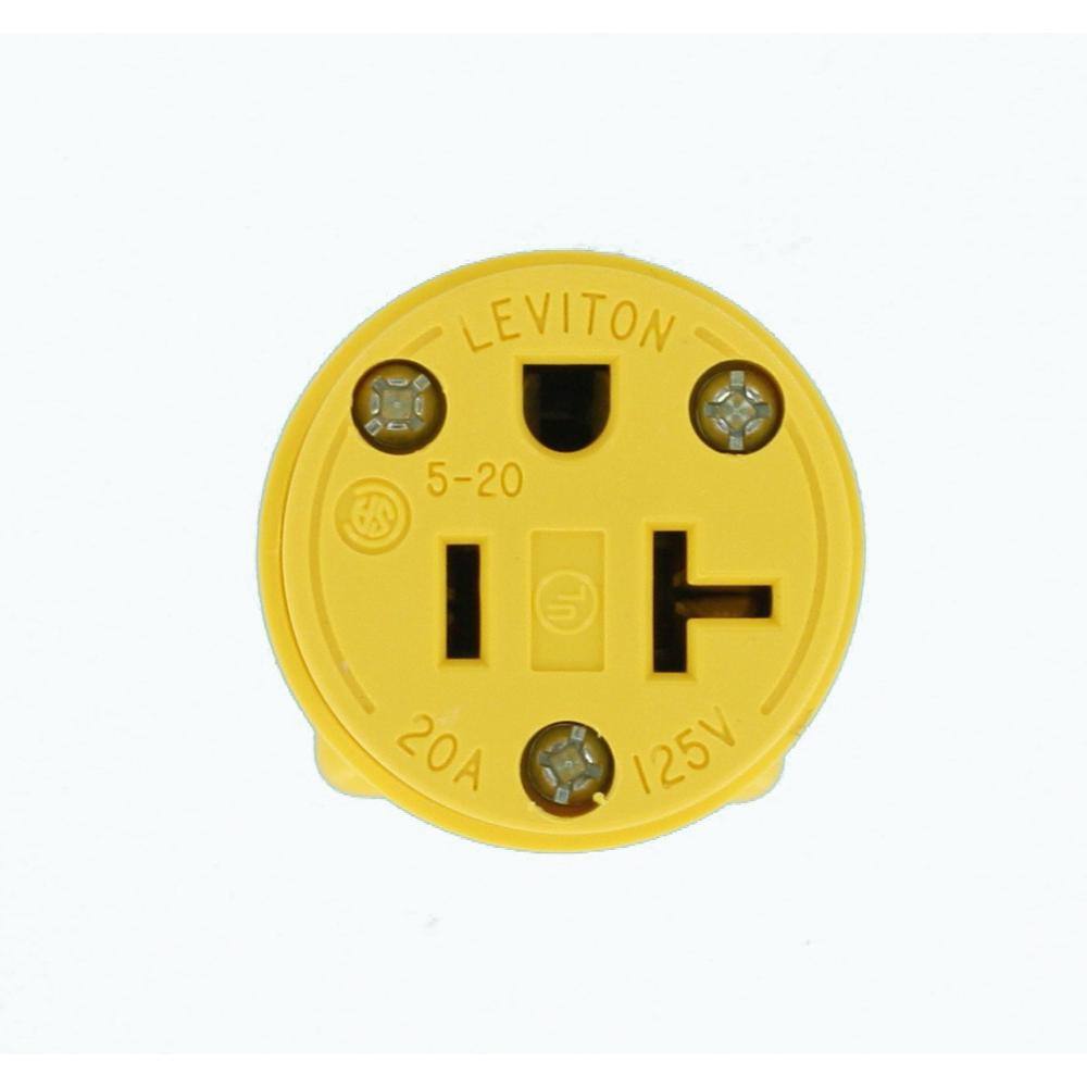 Buy 20 Amp 125-Volt 3-Wire Connector, Yellow Online at Lowest Price in ...