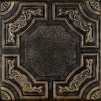 A La Maison Ceilings Bubbles Black Brass 1.6 ft. x 1.6 ft. Decorative ...