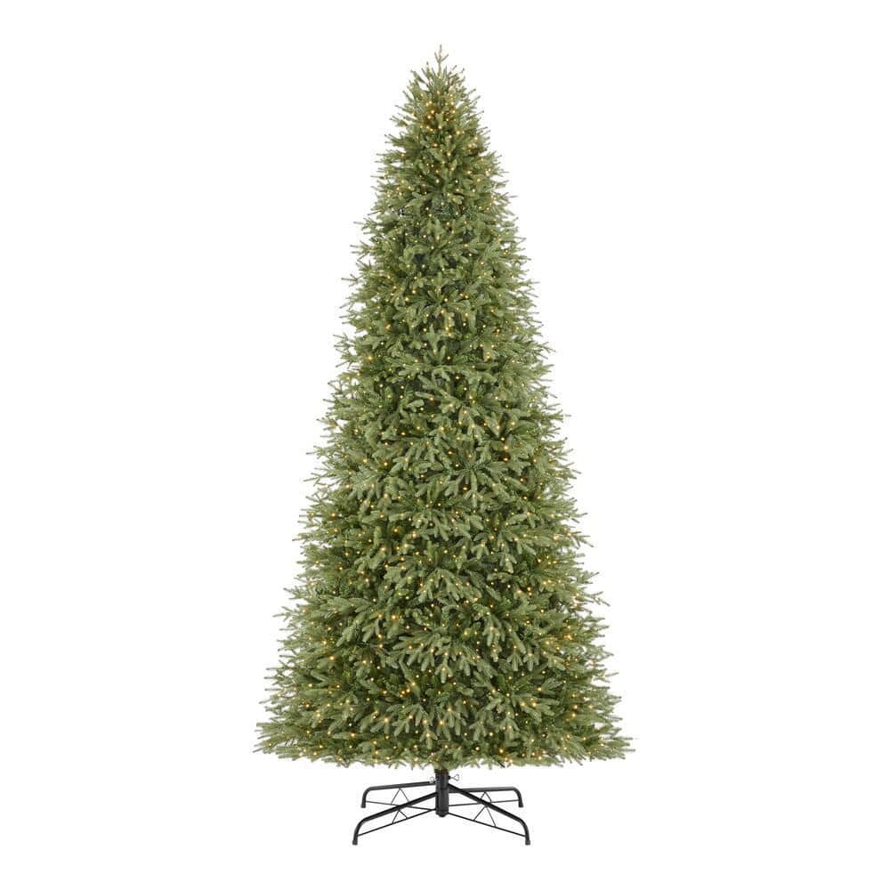 Home Accents Holiday 12 ft. Jackson Noble Fir LED Pre-Lit Artificial Christmas Tree W14N0204 ...