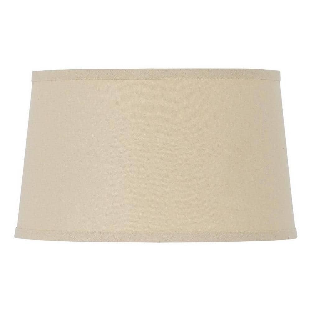 CAL Lighting 9.5 in. Linen Fabric Shade SH-1412 - The Home Depot