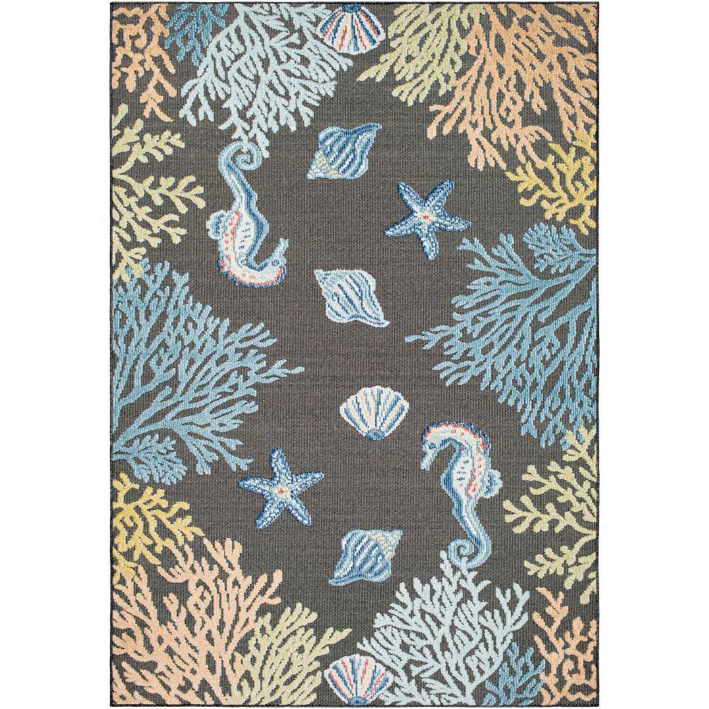 Artistic Weavers Lakeside Gray/Multi Floral and Botanical 5 ft. x 7 ft ...