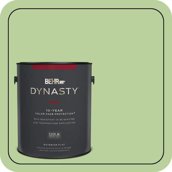 BEHR DYNASTY 1 gal. #P380-4 Four Leaf Clover Flat Exterior Stain ...