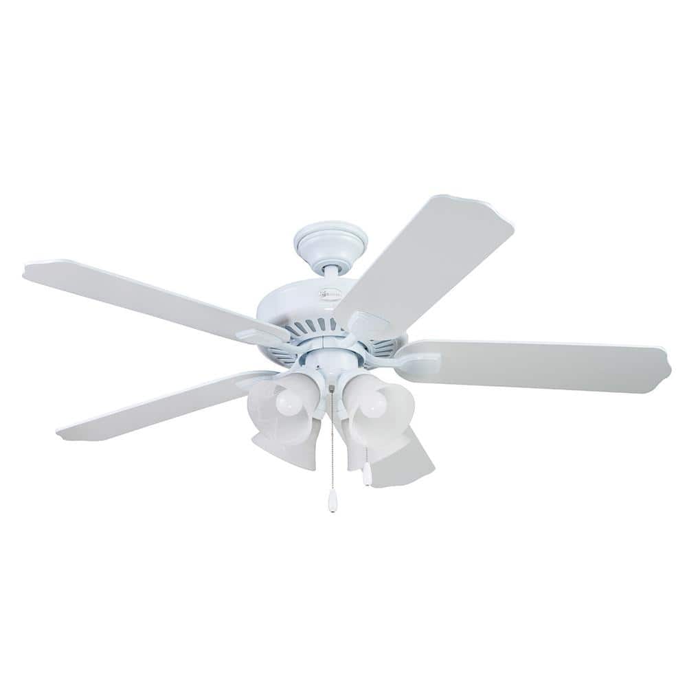 The Home Depot 4-Light 52 in. Indoor Dual Mount Camarillo Ceiling Fan ...