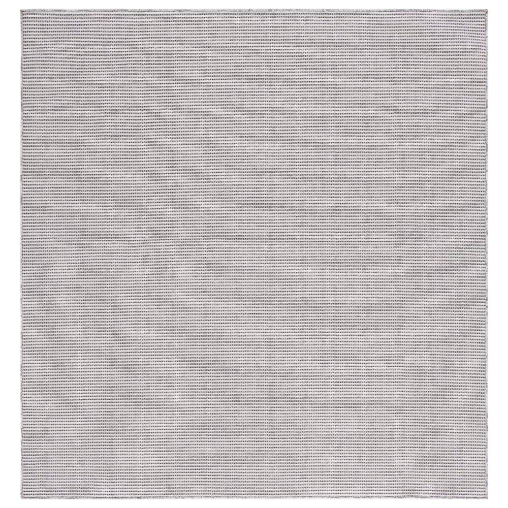 SAFAVIEH Martha Stewart 6 ft. x 6 ft. Beige/Black Marle Crosshatch ...