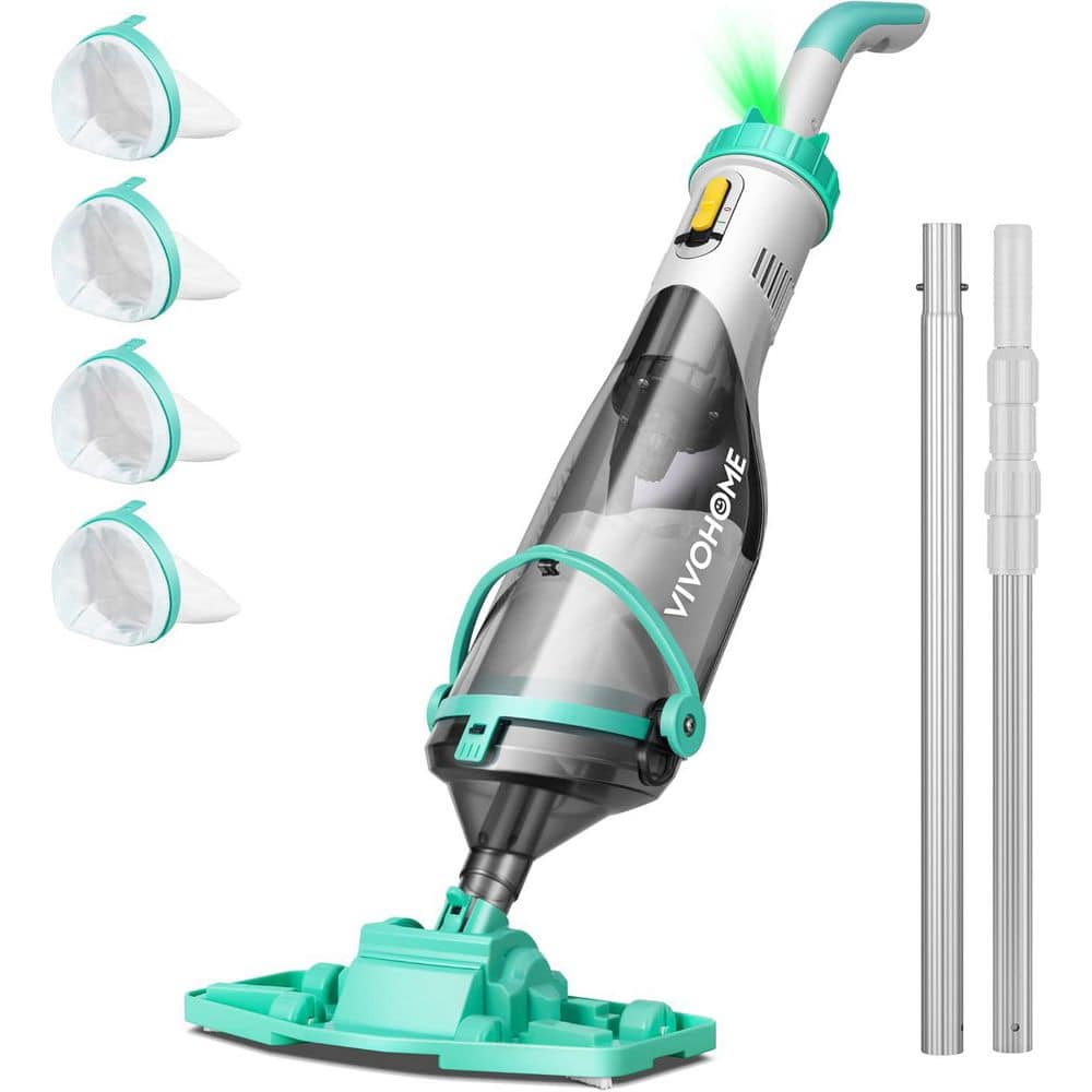 VIVOHOME Cordless Handheld Pool Vacuum with Telescopic and Extension ...