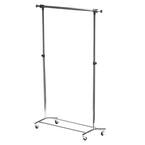 Whitmor Chrome Metal Clothes Rack 47.625 in. W x 64.5 in. H 6021-10150 ...