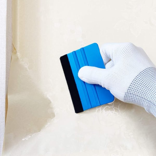 5-Piece Wallpaper Tools Kit with Smoother, Cutter Blades, Seam Roller ...