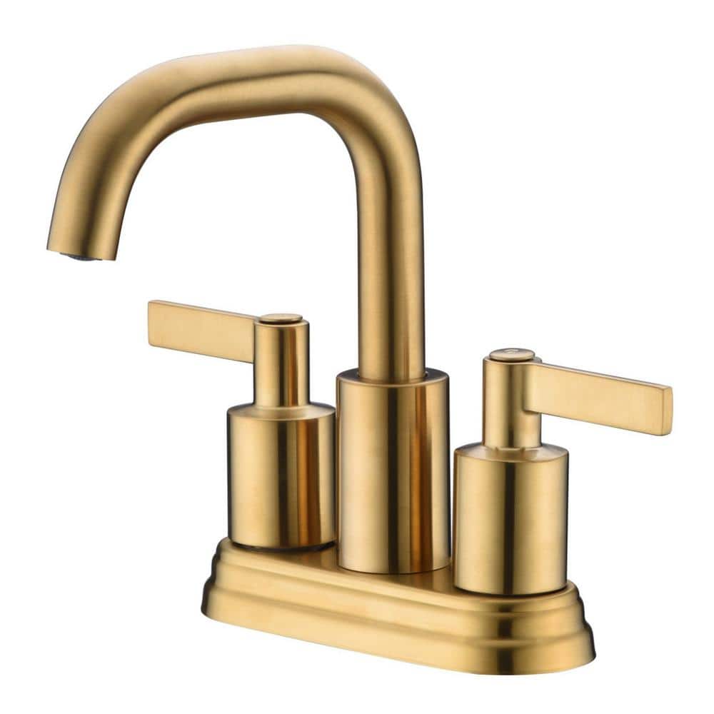 Ultra Faucets Kree 4 in. Centerset 2-Handle Bathroom Faucet with Drain ...